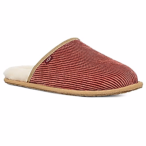 UGG Men's Scuff Corduroy Ii Slipper, Red Wine, 11