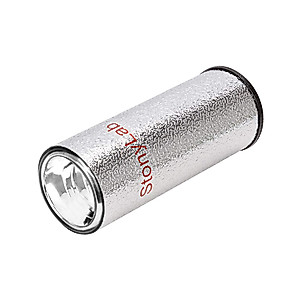 stonylab Dewar Flask, Cylindrical Form Borosilicate Glass Dewar Flask with Aluminum Base, 210mm Interior Depth and 70mm Interior Diameter for Laboratory, 665ml