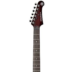 Yamaha Pacifica PAC611VFM DRB Solid-Body Electric Guitar, Dark Red Burst