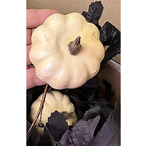 YHNJI 5.9ft Fall Maple Leaves Garland, Fall Garland, Artificial Sunflower Pumpkin Maple Leaf Vines for Thanksgiving Dinner Fireplace Door Frame Doorway Backdrop Decor