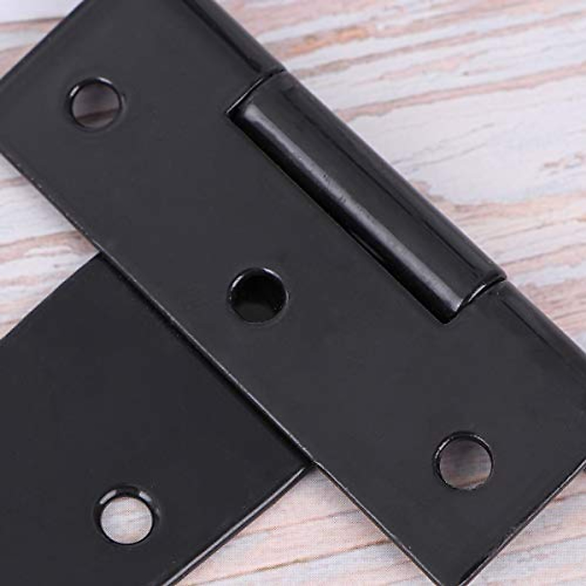 2PCS Black T Strap Hinges Heavy Duty Gate Hinges for Wooden Fences or Metal Iron Rustproof Barn Door Hinges Shed Door Hinges (12 Inch)