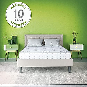 Classic Brands Decker Memory Foam and Innerspring Hybrid 10-Inch Mattress, Mattress in a Box, King