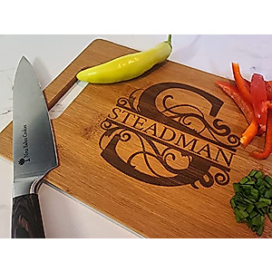 Personalized Bamboo Cutting Board (Horizontal)