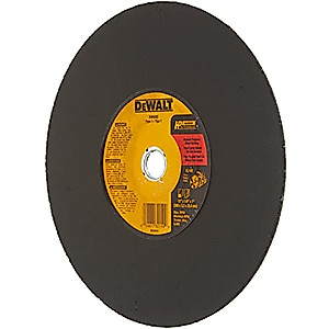 DEWALT Cutting Wheel For Metal, A24N Abrasive, 12-Inch x 1/8-Inch x 1-Inch (DW8022)