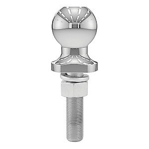 CURT 40016 Chrome Trailer Hitch Ball, 2,000 lbs, 1-7/8-Inch Diameter, 3/4 x 3-Inch Shank