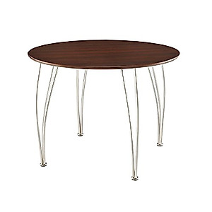 DHP Bentwood Round Dining Table Top.Legs sold seperately, Espresso Brown, Medium