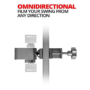 Tackform Enduro Golf Cart Mount for Phone and SkyCaddie SX400 [Enduro Series] - Rock Solid All-Metal Holder for Phones and GPS up to 3.4" Wide. Industrial Spring Grip.