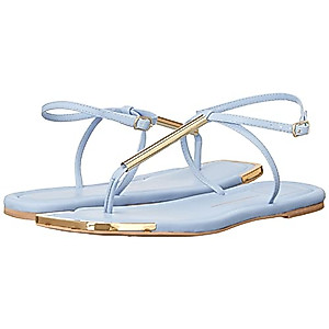 Dolce Vita Women's ARCHEY Flat Sandal, Sky Blue Stella, 9
