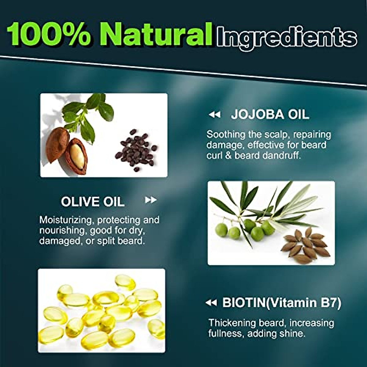 Elitribe Upgraded Beard Kit, Beard Grooming Kit w/ Beard Oil /Conditioner Beard Balm Beard Wash/Shampoo Beard Comb, Pure & Organic Beard Growth Kit, Gifts for Men Husband Dad Boyfriend