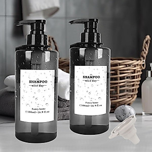 Shampoo and Conditioner Dispenser Shower Soap Dispenser Drill Free Shampoo Dispenser for Shower Wall Shampoo Holder for Shower Wall Shower Soap Dispenser 3 Chamber .16.9fl.oz