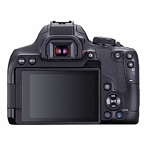 Canon EOS Rebel T8i DSLR Camera with 18-55mm Lens (3924C002) + 64GB Card + Case + Corel Software + LPE17 Battery + External Charger + Card Reader + HDMI Cable + More (Renewed)