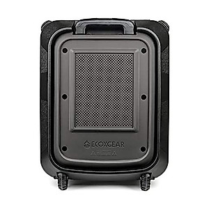 ECOXGEAR EcoBoulder+ GDI-EXBLD810 Rugged Waterproof Floating Portable Bluetooth Wireless 100 Watt Speaker and PA System (Gray)