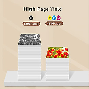 PG-245/CL-246 XL Ink Cartridges,Black and Color Combo Pack,Remanufactured Ink Cartridge Replacement for Canon PG245 CL246 XL Compatible for Pixma MX490 MX492 ; MG2522 MG2525 MG3029; TR4522 Printer