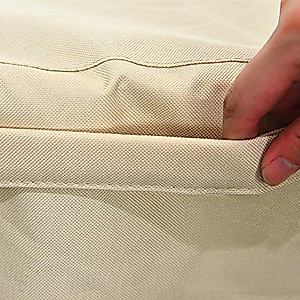 Sundale Outdoor Furniture Cover for Loveseat, Waterproof Bench Cover, Outdoor Dustproof Sofa Cover, 89" x 34" x 33"