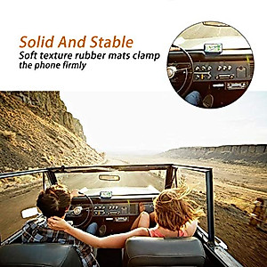 Staont Car Phone Holder, Anti-Slip Silicone Dashboard Car Pad Compatible with iPhone, Samsung, Android Smart Phones, GPS, KGs3 and More (2 Pack)