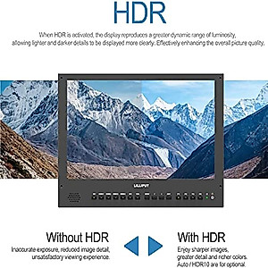 Lilliput BM150-4K 15.6" 6U Carry-on/Rackable 4K Broadcast LED Director Monitor, 3840x2160