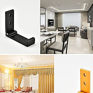 Svaitend 6 Pcs Folding Coat Hook Space Aluminium Towel Hook Wall Mounted Retractable Hook (Silver)