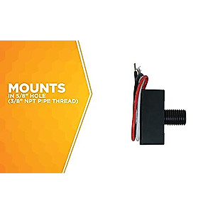 Woods 59408WD Outdoor Hard-Wired Post Eye Light Control with Photocell Light Sensor