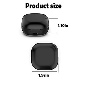 Aukvite Charging Case Compatible with Galaxy Buds Live, Wired Charger Case Replacement for Samsung Galaxy Buds Live SM-R180 (Galaxy Buds Live Charging Case Only, Earbuds NOT Included) (Black)