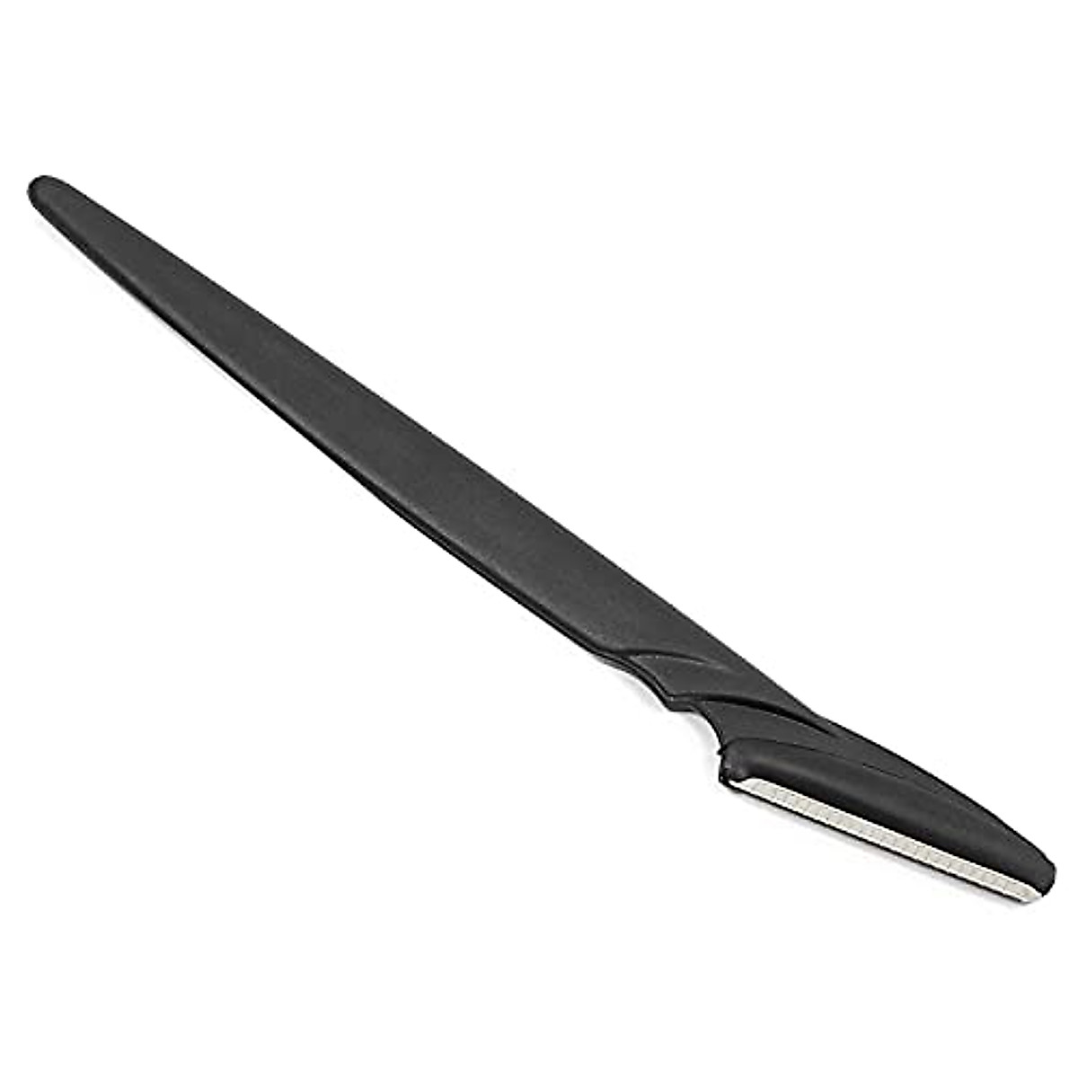 Men's Touch Up Razors for Mustache, Beard (Black, 5.8 Inches, 12 Pack)