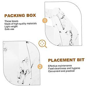 Zerodeko 10pcs Boxes Baking Box Mini Paper Cups Mini Cake Dome Cake Boxes Mini Muffins Gable Gift Boxes Cake Wrapping Boxes Mini Cake Boxes Paper Dessert Box Cake Holders White Cheese Food