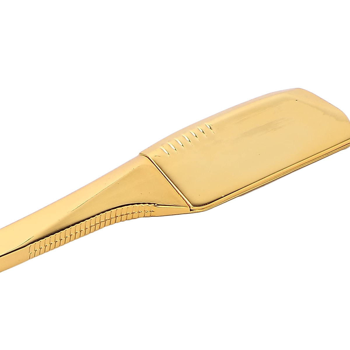 Razor Professional Foldable Straight Razor Barber Men's Razor Shaver Plating Blade Holder Razor Holder for Precise Beard Wet Shave(Golden plating)