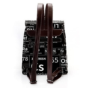 VBFOFBV Travel Backpack, Laptop Backpack for Women Men, Fashion Backpack, Blackboard Periodic Table of Chemical Elements