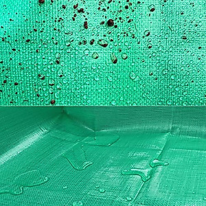 SisBroo Waterproof Plant Repotting Mat Indoor Gardening Mat, Foldable Indoor Plants Succulent Potting Mat Indoor Plant Mat Portable Garden Mat-26.8" x 26.8"(Green)