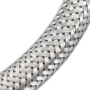 uxcell 12 Inch Long Faucet Supply Line Connector, 2pcs G3/8 Female Compression Thread x G3/8 Male Connector Straight Thread 304 Stainless Steel Water Supply Hose Line