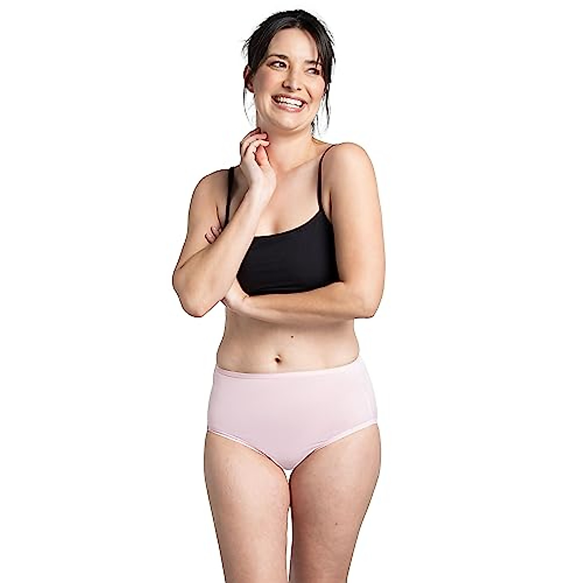 Fruit of the Loom womens Microfiber Panties (Regular & Plus Size) Underwear, Brief - 12 Pack Assorted, 8 US