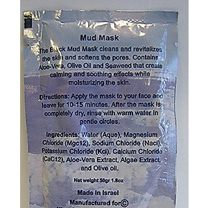 Authentic Premier Dead Sea Mud Mask from Israel Detox Cleanse Exfoliate Rejuvenate Anti Acne Eczema Psoriasis Treatment Organic Skin Care Products DEAD SEA SECRETS Premier Skin Care