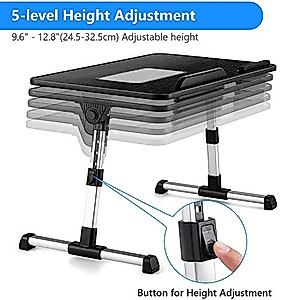 BoxWave Stand and Mount Compatible with VAIO Z (VJZ141X) (Stand and Mount by BoxWave) - True Wood Laptop Bed Tray Stand, Desk for Comfortable Work in Bed. for VAIO Z (VJZ141X) - Jet Black