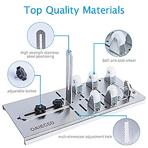 OAIEGSD Glass Bottle Cutter, Glass Cutter for Bottles for Cutting Wine, Beer, Mason Jars, Whiskey, Round and Oval Bottles, Bottle Cutter & Glass Cutter Bundle for DIY Project Crafts