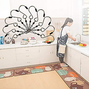 10pcs Swivel S Hooks Clips Hanging Wind Spinners for Chimes Crystal Twisters，Spinning Windsocks and Any Kites, Flower Pots, Plants, Bird Feeders, Solar Lights, Flags，Party Supply (Shook)