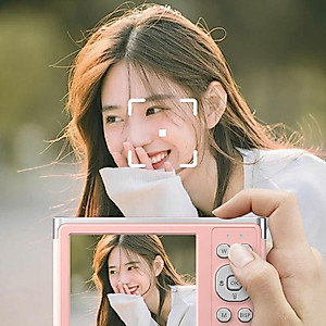 Digital Camera, 4K 50MP Vlogging Camera with 2.88inch IPS Screen, 16X Digital Zoom, Anti Shaking, Built in Fill Light, Compact Point and Shoot Camera for Students Teens Adults