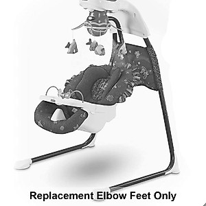 Replacement Parts for Fisher-Price Cradle 'n Swing - H0795 and 79667 ~ Ocean Wonders Aquarium Model ~ Fits Other Models as Well ~ Replacement Elbow Feet