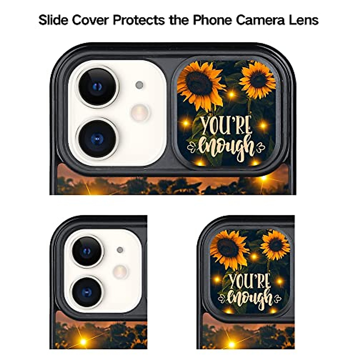 OOK Sunflower iPhone 11 Case for Women Girls with Camera Protection,Slim Shockproof Anti-Scratch Protective Sunset Sunflower Phone Case for iPhone 11 6.1In