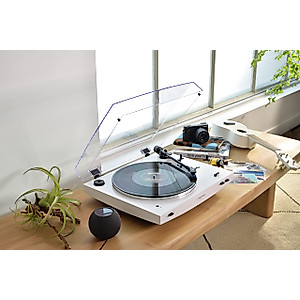 Audio-Technica Audio Technica AT-LP3XBT-WH Bluetooth Turntable Belt Drive Fully Automatic 33/45 (White)