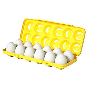 Toddler Toys, 18 Months Toys, Montessori Matching Eggs Educational Color & Shape Recognition Sorter, Eggs Learning Toys for 1 2 3 Year Old Girls Boys, Busy Board Bingo Sensory Activity for Kids Gift