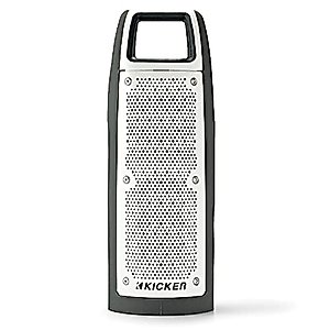 KICKER Bullfrog BF100 Bluetooth Portable Outdoor Speaker | 360° Sound Field | Waterproof Dustproof Casing IP67 Rating | Powerful 16 Watt AMP | 100 FT Wireless Range Gray