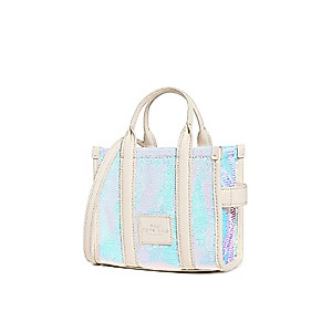 Marc Jacobs Women's The Micro Tote, Iridescent, Clear, One Size