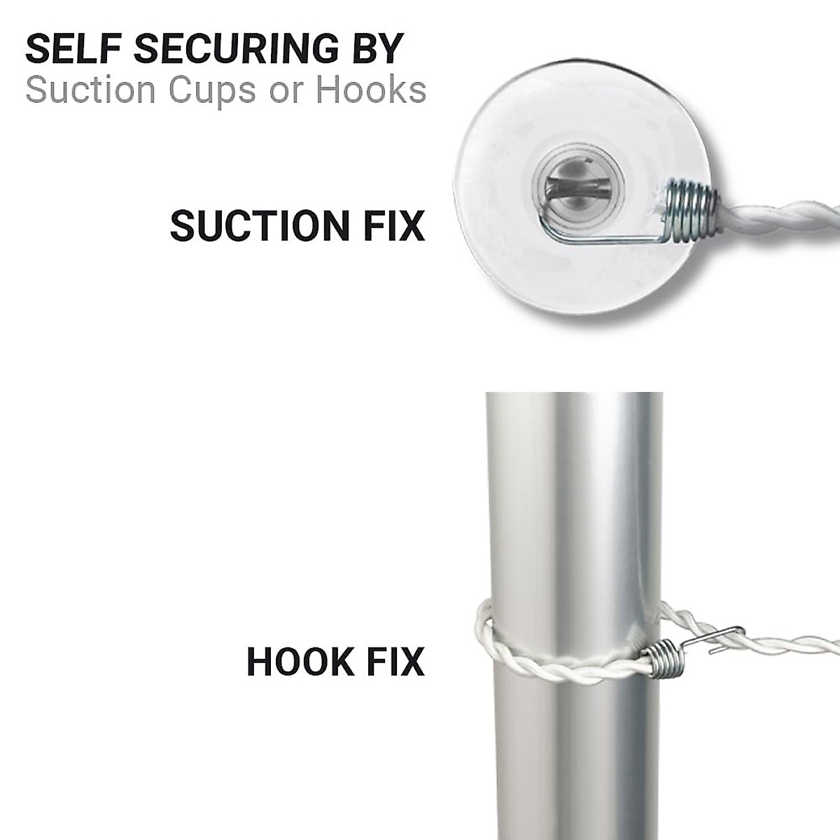 Design Go Go Travel Clothes Line, White, One Size