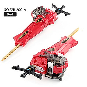Battling Tops Burst Battle B-206 Barricade Lucifer.Il.BMb-10 Gyro Toys for Kids with B-200 Custom Bey Launcher