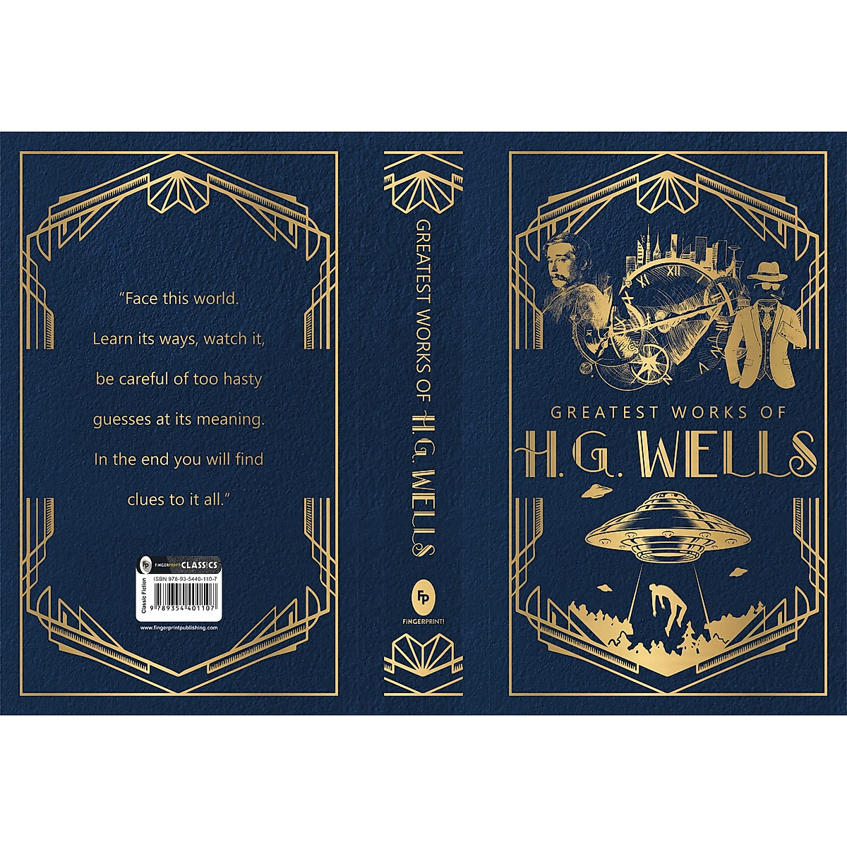 Greatest Works of H.G. Wells (Deluxe Hardbound Edition)