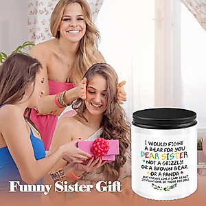 BeauGift Sister Birthday Gifts, Sisters Gifts from Sister, Birthday Gifts for Sisters from Sisters, Wedding Gifts for Sister, Graduation Gifts for Sister 7oz Soy Wax Lavender Scented Candle