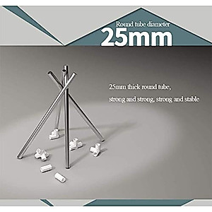 Wardrobe Cloth Closet for Bedroom, Freestanding Hanging Rod Portable Freestanding Closet Storage Organizer Shelf Storage Cabinet for Extra Storage,125 x 45 x 175 cm FANJIANI