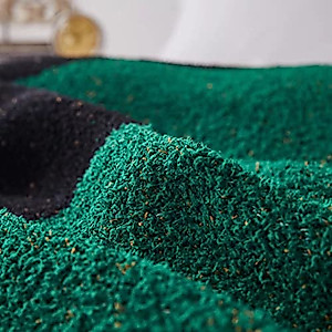 Soft Fluffy Plush Flower Blanket Fuzzy Green Throw Blanket for Bed Sofa Couch, Bedroom Decor Gift Blanket for Kids Teens Boys Girls Women - 71"x51", Green