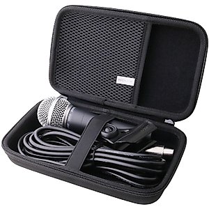 waiyu Hard EVA Carrying Case for Shure SM58 Cardioid Dynamic Vocal Microphone ，Shure Brand Multiple Models of Microphones Case