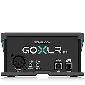 TC Helicon GoXLR MINI Online Broadcast Mixer with USB/Audio Interface and Midas Preamp, Officially Supported on Windows