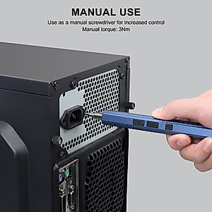 STREBITO Mini Electric Screwdriver, 37-in-1 Electric Screwdriver Kit, 3.7V Power Screwdriver Cordless Rechargeable, Magnetic Electric Precision Screwdriver for PC RC Laptop Phone Computer Electronics